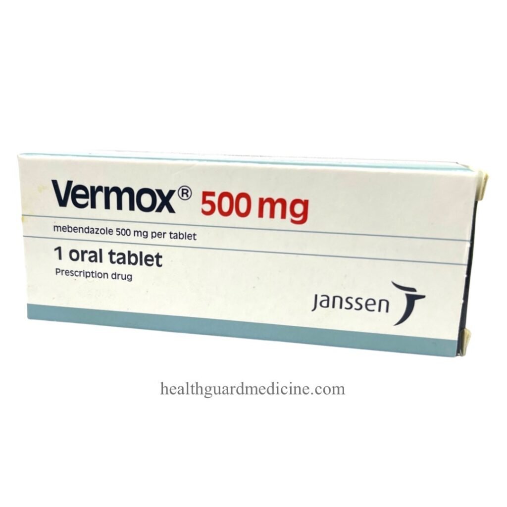 VERMOX 500mg [ Mebendazole 1 Oral Tablet ] - Health Guard Medicine