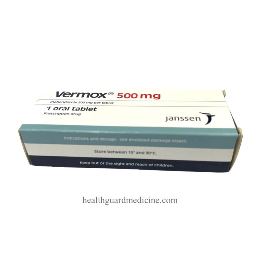 VERMOX 500mg [ Mebendazole 1 Oral Tablet ] - Health Guard Medicine