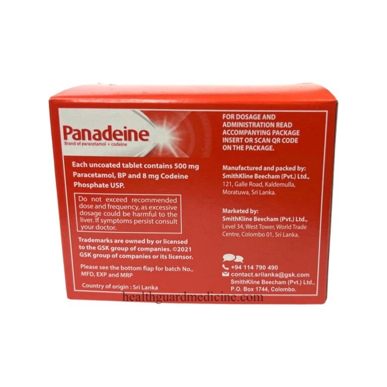 PANADEINE- Paracetamol (500mg) - Health Guard Medicine