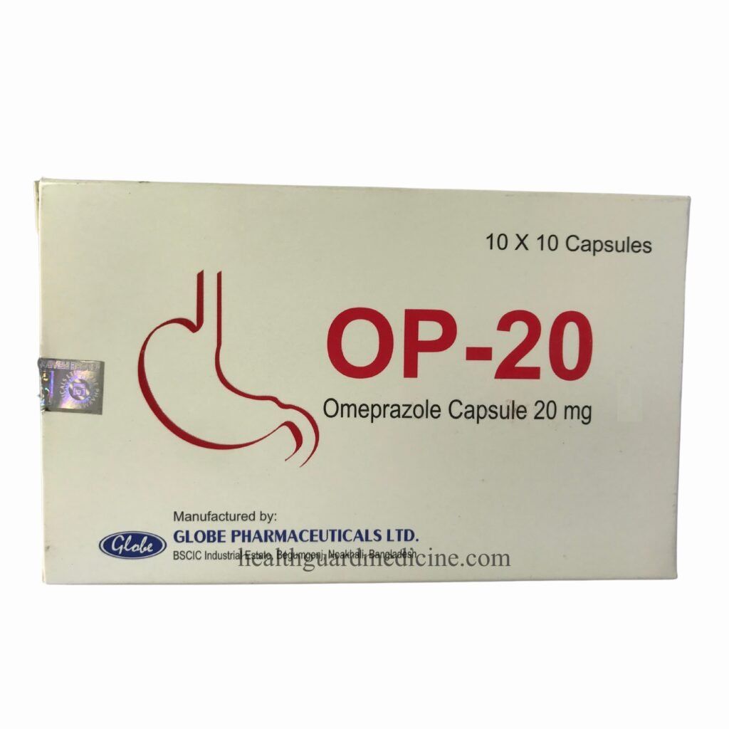 OP 20mg Omeprazole - Health Guard Medicine