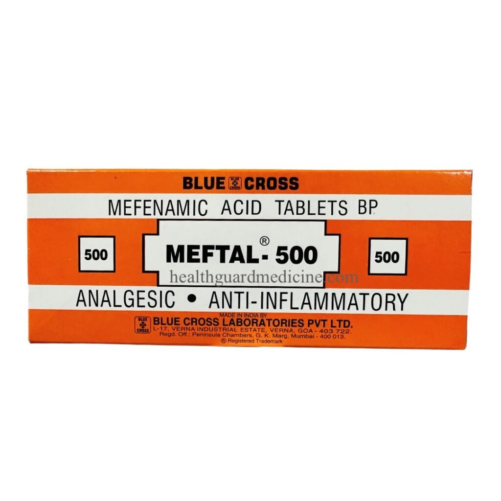 MEFTAL -Mefenamic Acid Tablets 500 mg - Health Guard Medicine