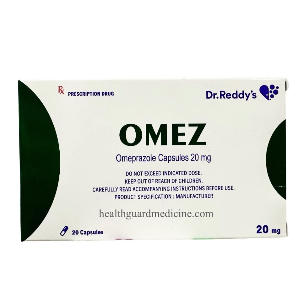 OMEZ Omeprazole 20mg Capsules - Health Guard Medicine